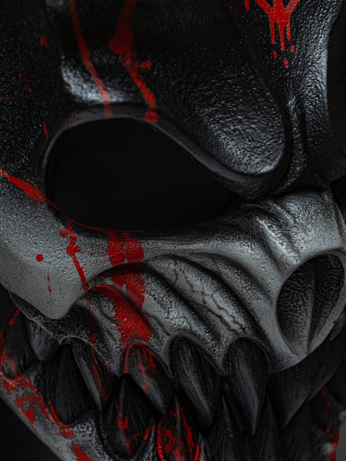 (SLAUGHTER TO PREVAIL) ALEX TERRIBLE MASK “GRIZZLY” (BERSERK BLACK ...