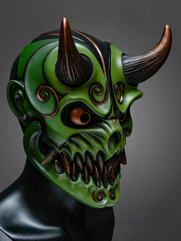 (SLAUGHTER TO PREVAIL) ALEX TERRIBLE MASK “ONI GREEN” – alexterrible