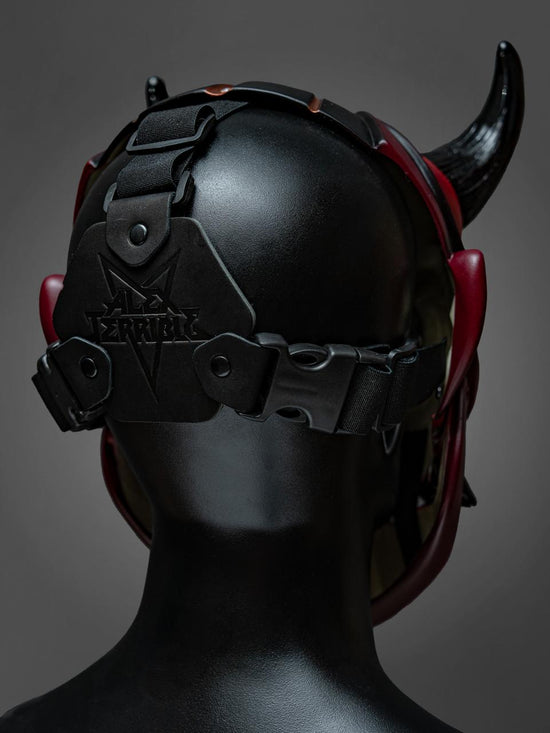 (SLAUGHTER TO PREVAIL) ALEX TERRIBLE MASK “ONI RED” – alexterrible