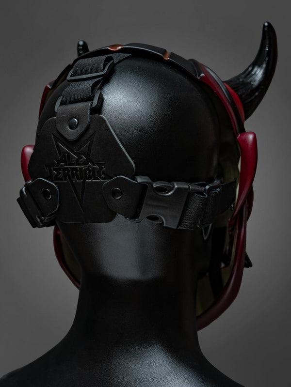 (SLAUGHTER TO PREVAIL) ALEX TERRIBLE MASK “ONI RED” – alexterrible