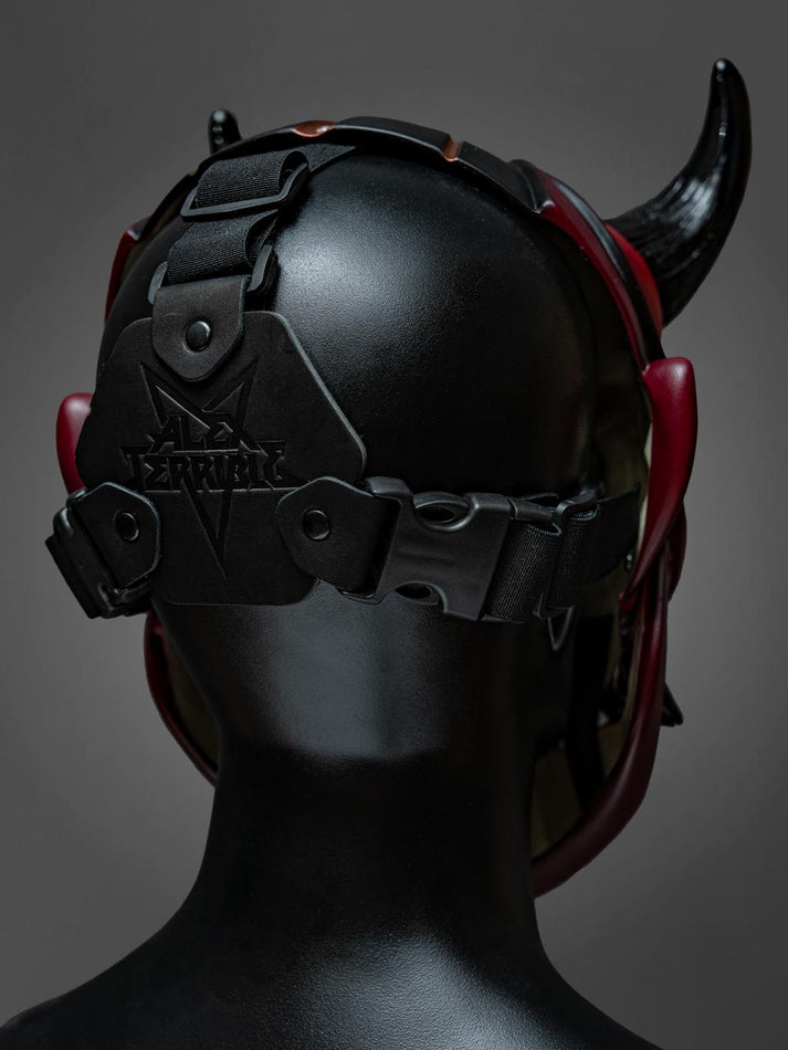 (SLAUGHTER TO PREVAIL) ALEX TERRIBLE MASK “ONI RED” – alexterrible