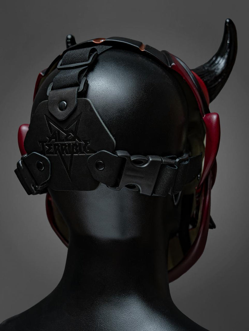 (SLAUGHTER TO PREVAIL) ALEX TERRIBLE MASK “ONI RED” – alexterrible