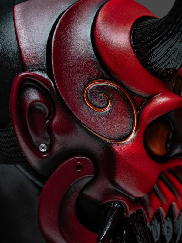 (SLAUGHTER TO PREVAIL) ALEX TERRIBLE MASK “ONI RED” – alexterrible
