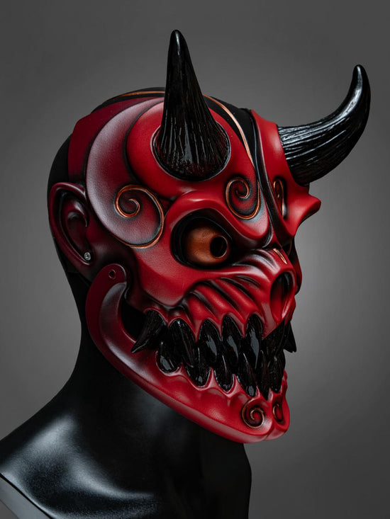 (SLAUGHTER TO PREVAIL) ALEX TERRIBLE MASK “ONI RED” – alexterrible